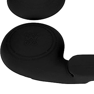 Replacement VR Silicone Earmuffs, Durable Silicone Earmuffs for Quest 2(Black)