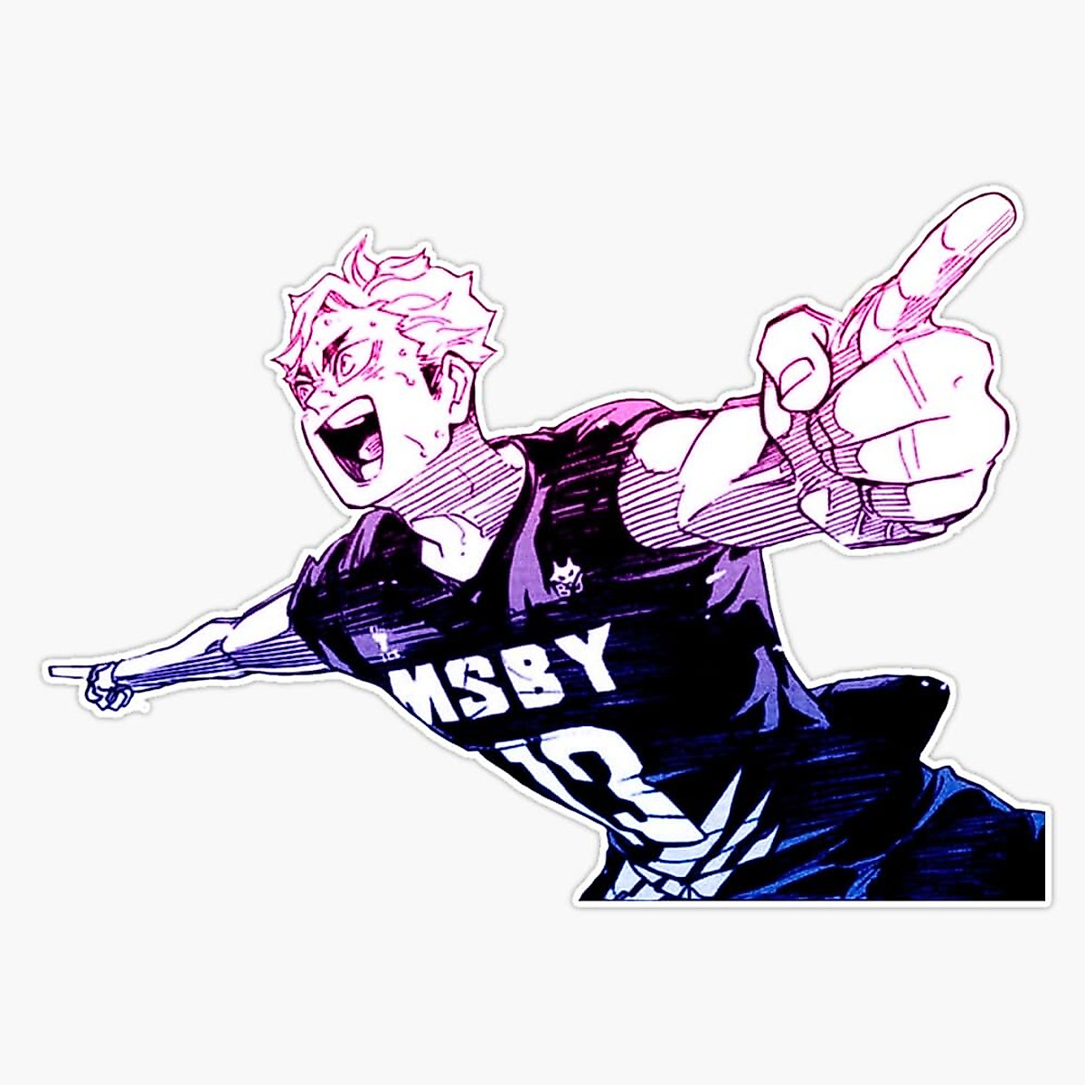 Miya Atsumu Pride Bumper Sticker Vinyl Decal 5"