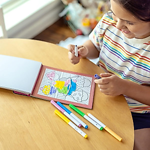 Melissa & Doug On the Go Color by Numbers Kids' Design Board - Unicorns, Ballet, Kittens, and More - Party Favors, Stocking Stuffers, Travel Toys, Coloring Books For Kids Ages 5+