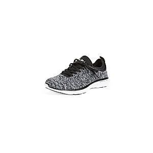 APL: Athletic Propulsion Labs Women's Techloom Phantom Sneakers, Black/White/Melange, 8.5 Medium US