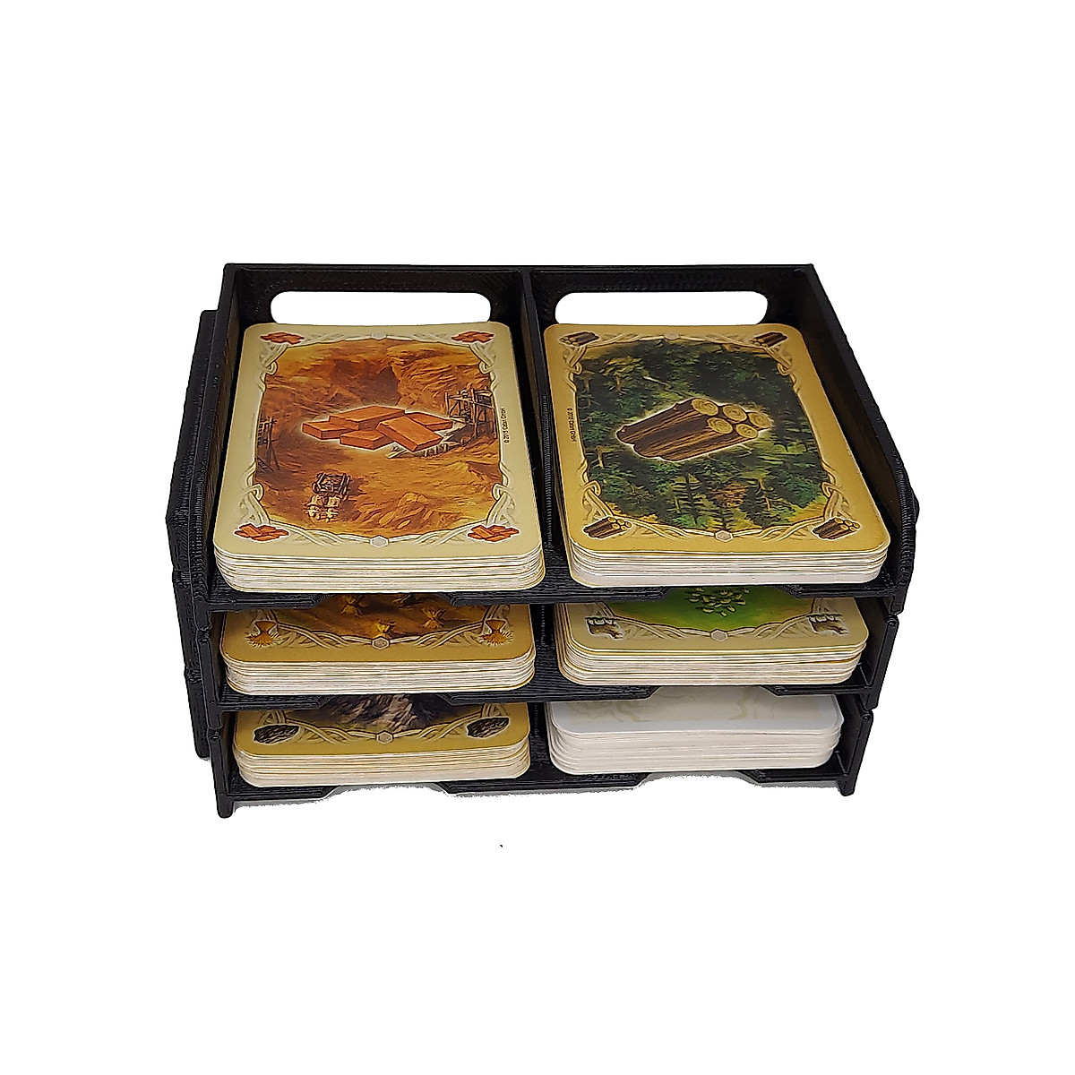 Simit3DPrints Card Tray for Catan Resource Cards - Organizer