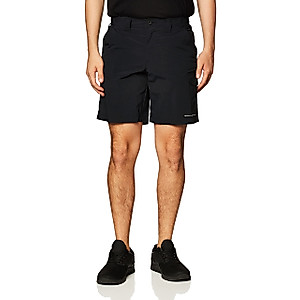 Columbia Men's PFG Blood and Guts III Short, Stain Repellant, Sun Protection, Black, 40