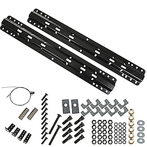 JY Performance DAC330 Fifth 5th Wheel Trailer Hitch Mount Rails and Installation Kits for Full-Size Trucks