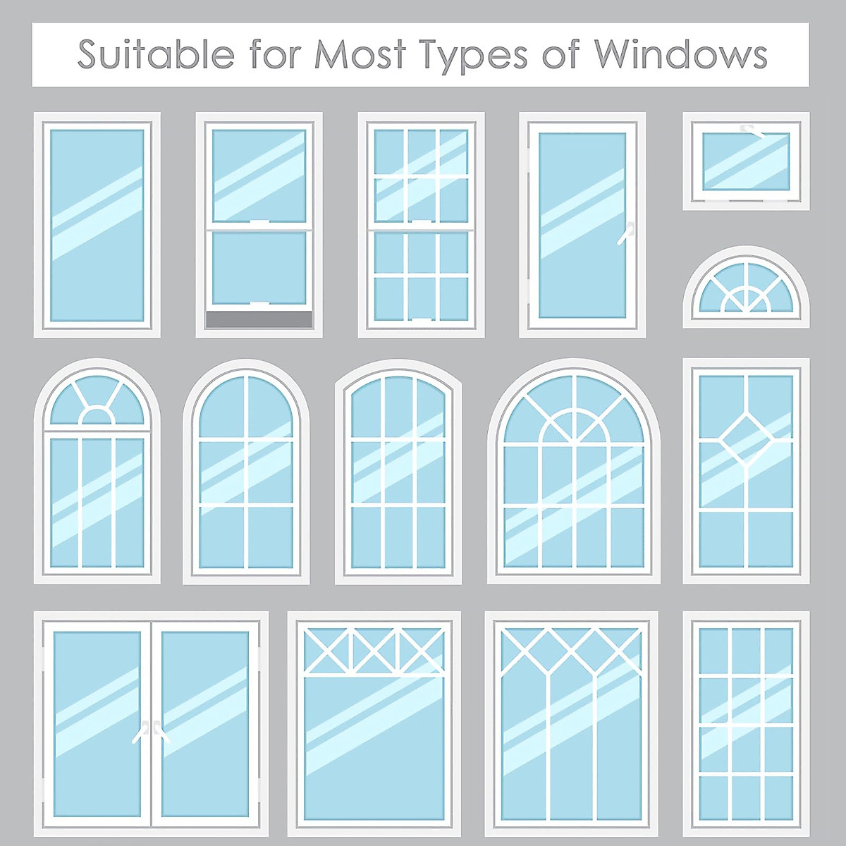 DKTIE Window Privacy Film with Installation Tools, Static Cling Rose Window Sticker Bathroom Glass Window Decals Non Adhesive for Home Windows (B3565, 17.7" × 78.7")