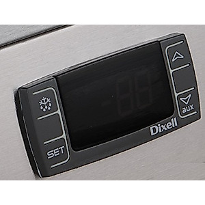 Dukers Appliance USA DBB72-H3 bar Cooler, 73 inches W x 24 inches D x 35 ⅞ inches H, Stainless/Black