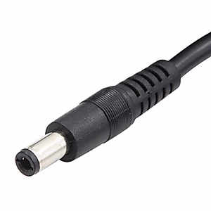 BEKER 2PCS Male to Male 5.52.1MM Plug DC Power Adapter Cable DC Extension Cable 5.5 x 2.1mm Male Plug to 5.5 x 2.1mm Male Adapter Extension Cable 3.3FT/1M