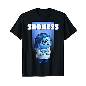 Disney Pixar Inside Out Sadness Portrait T-Shirt
