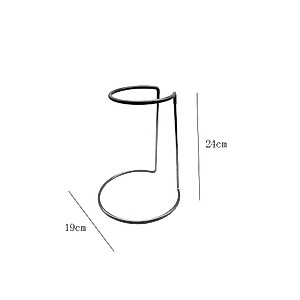 1 Piece Decanter Drying Stand Multifunction Bottle Cup Dryer Rack Stand Wine Decanter Drying Rack for Home Restaurant Bar, Grey