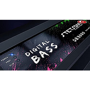 Stetsom DIGITAL BASS DB 3000 2 Ohms Mono Car Amplifier, 3000.1 3K Watts RMS, 2Ω Stable Car Audio, HD BASS Sound Quality, Crossover & Bass Boost, Car Stereo Speaker Subwoofer MD, Smart Coolers