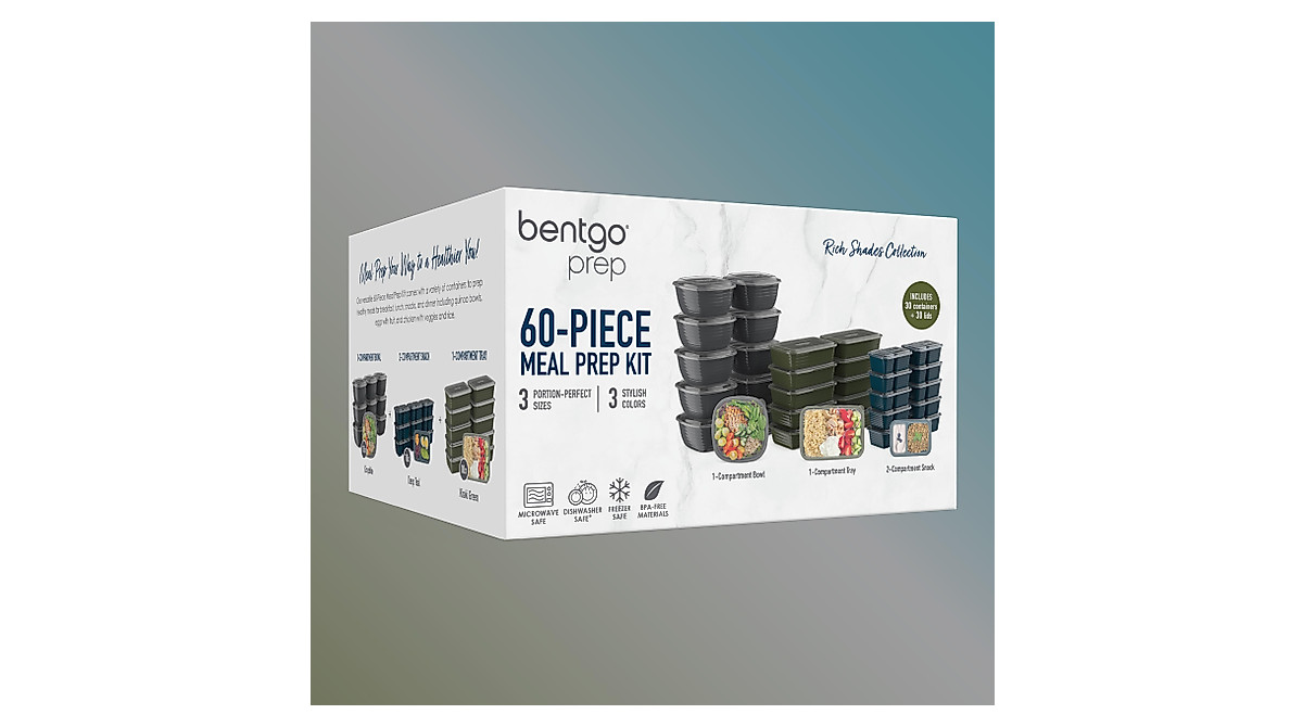 Bentgo® 60-Piece Meal Prep Kit for Healthy Eating