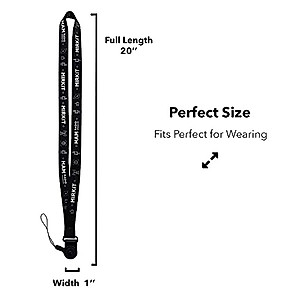 Lanyard Mirkit HAM Radio Operator Neck Strap BAOFENG Accessories and Radio Equipment Quick Release for Two Way Radios, Ham Radio Gifts