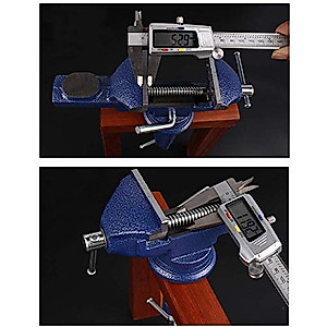 Vise Universal Rotate 360° Work Clamp-on Vise Table Vise, 3"