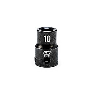 GEARWRENCH 3/8" Drive Standard Impact Metric Socket 10mm, 6 Point - 84311N