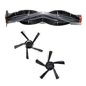 ALPGEN Combination Brush/Fit for Neato/Fit for Botvac D3 D4 D5 D6 D7 D75 D80 D85 Robot Vacuum, 1 Main Brush and 2 Side Brush Kits Sweeping Robot Set