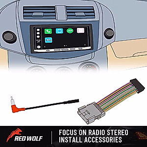 RED WOLF Car Stereo Factory USB Wire Adapter Retention Cable Wire Harness Connector Retain OEM USB Port for Subaru Outback 2012-2014, Infiniti G37/G35 2007-2013 Install on Aftermarket Radio Headunit