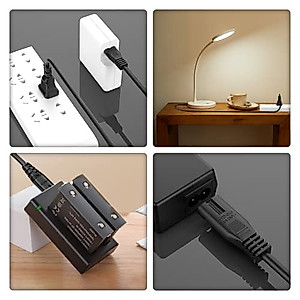 AC Power Cord for Sony PS3 PS4 PS5, Xbox One S, Xbox One X, Xbox Series X/S Power Supply Cable Replacement 2 Prong AC Power Cord 6Ft