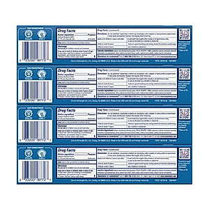 Arm & Hammer Peroxicare Toothpaste, Clean Mint Flavor, Improves Gum Health, 6.0oz (4-Pack)