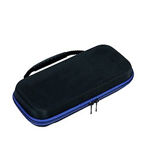 Widfre Carry Case for Nintendo Switch Console & Accessories, Hard Travel Case Compatible with Switch, Portable Carry Case with Handle, Dual Zippers, Bag for Game Storage Accessories