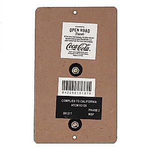 Coca-Cola Striped Wall Bottle Opener - Vintage Coca-Cola Bottle Opener Made with Wood and Cast Metal - Great Gift Idea