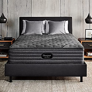 Beautyrest Black L-Class 13.75” Firm Queen Mattress, Cooling Technology, Supportive, CertiPUR-US, 100-Night Sleep Trial, 10-Year Limited Warranty