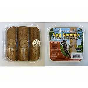 12 Pack Pine Tree Farms Log Jammer Peanut Suet 3 Plugs Per Pack (36 Plugs Total)