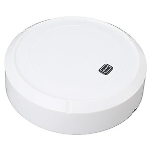 Zyyini Robotic Vacuum Cleaner Strong Suction Automatic Self Charging Intelligent Sweeping Robot White Single Suction