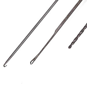3 in 1 Baiting Needle Tool Fishing Rigging Bait Needle Kit Tool Set Bait Boilie Drill Stringer Needle for Making Rigs