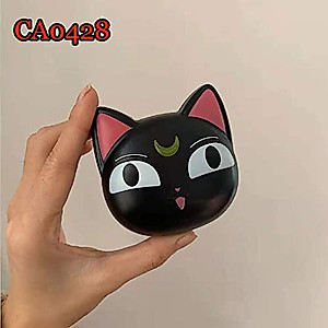 Anime Cute Cat Contact Lens Case Travel Box Container Care Kit Mirror +Bottle + Tweezers Container Holder