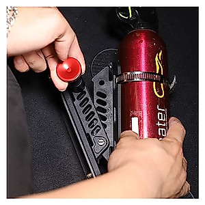 RUNAUP Alloy Fire Holder Adjustable Extinguisher Mount Holder Compatible for Toyota GR Compatible for Supra MK5 A90 2019-23 Installation Under The Passenger Seat