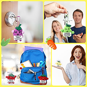 Hotop 20 Sets Christmas Coworker Gifts Bulk Positive Employee Appreciation Gift Inspirational Thank You Staff Gift(Fruits)