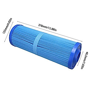 RvSky Garden Supplies Swimming Pool Filter PP Children's SPA Filter Element Replacement for PWW50L Blue
