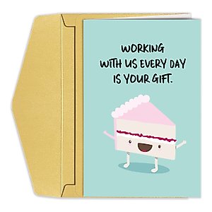 Work Friend Birthday Card, Funny Office Birthday Card, Boss Birthday Card, Birthday Gift for Work Bestie, Colleague, Work Mate