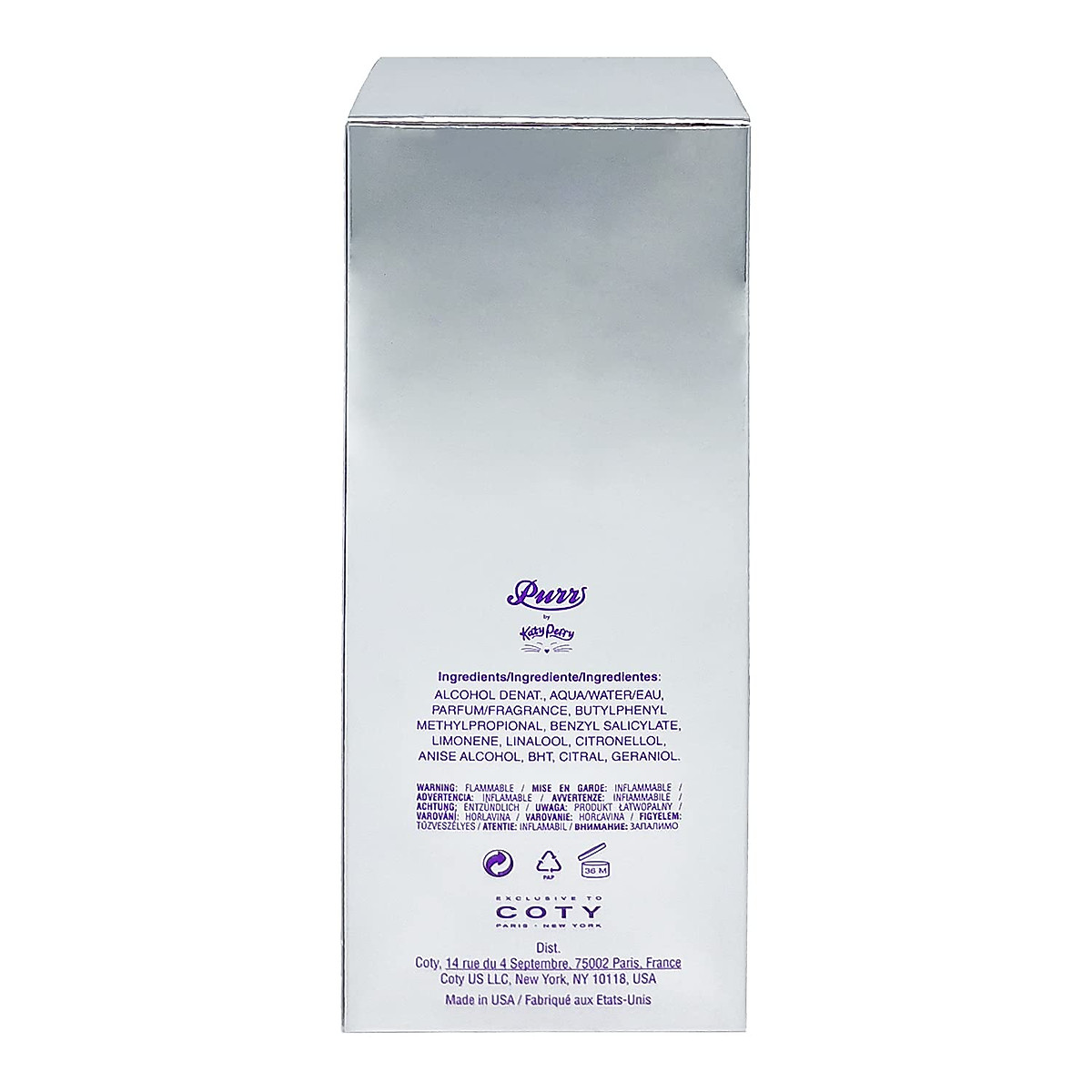 Purr by Katy Perry Eau De Parfum Spray 3.4 oz -100% Authentic