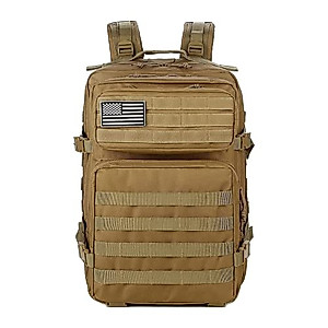 JupiterGear Tactical Military 45L MOLLE Rucksack Backpack for Backpacking Hiking Camping Trekking Hunting