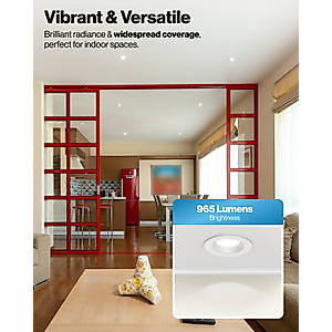 Sunco 24 Pack 4 Inch LED Can Lights Retrofit Recessed Lighting, Selectable 2700K/3000K/3500K/4000K/5000K Dimmable, Baffle Trim, 11W=40W, 660 LM, Replacement Conversion Kit, UL