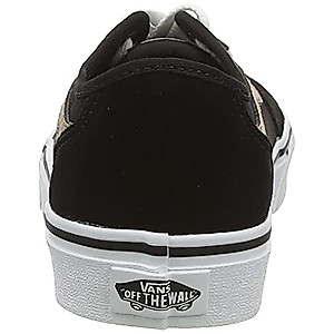 Vans Women's Low-Top Trainers Sneaker, Cheetah Stripe Black White, 8.5