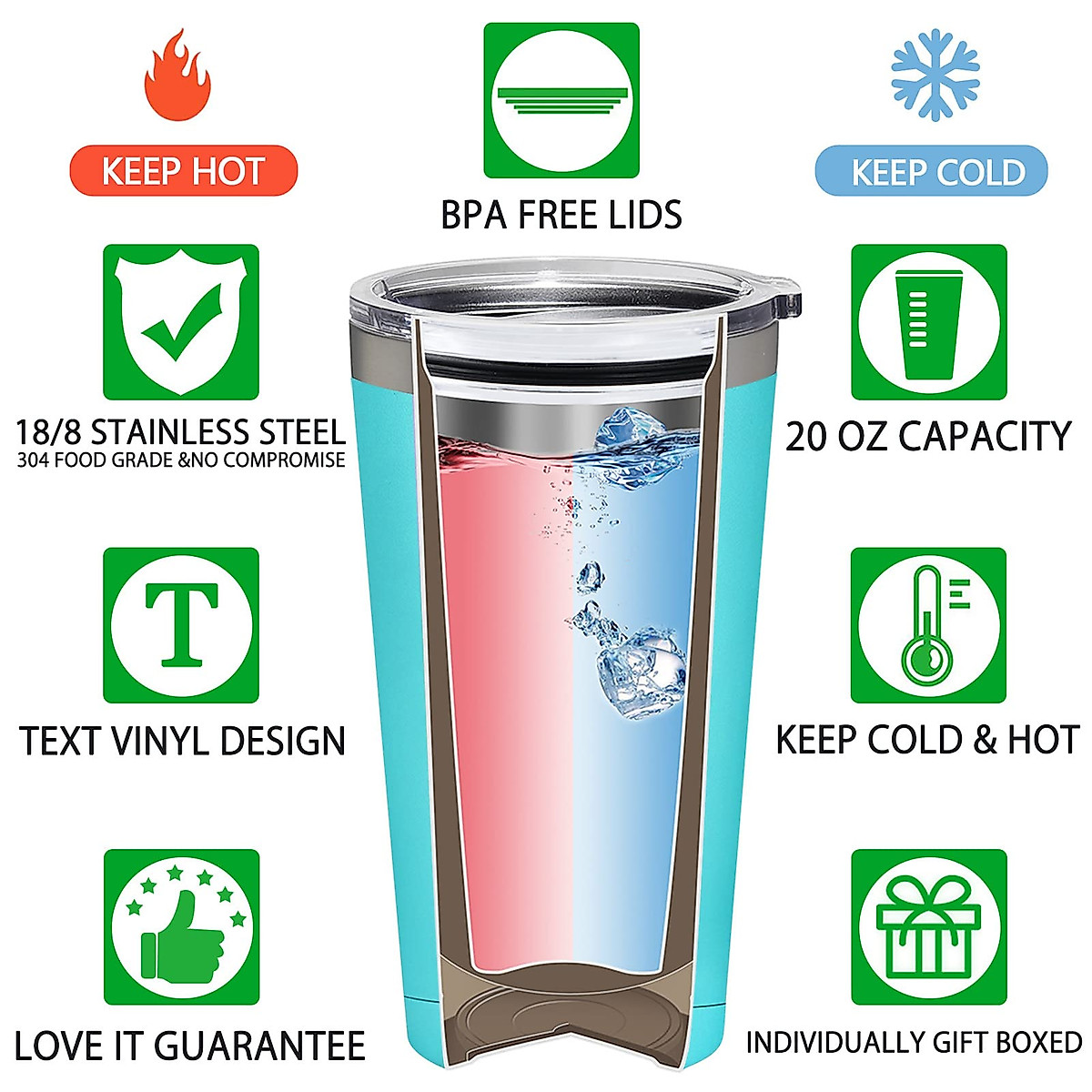 BIRGILT Best Friend Birthday Gifts for Women - Funny Christmas Friendship Gifts for Coworker, Sister, Bestie - 20oz Tumbler Cup