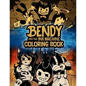 Bendỵ and The Ịnk Machịne Coloring Book: Premium Illustration Pages to Color with One Sided Coloring Pages about Characters and Iconic Scenes for Kids & Adults