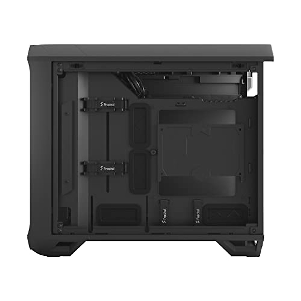 Fractal Design Torrent Nano Black - Solid Side Panel - Open Grille for Maximum air Intake - 180mm PWM Fan Included - Type C - mITX Airflow Mini Tower PC Gaming Case