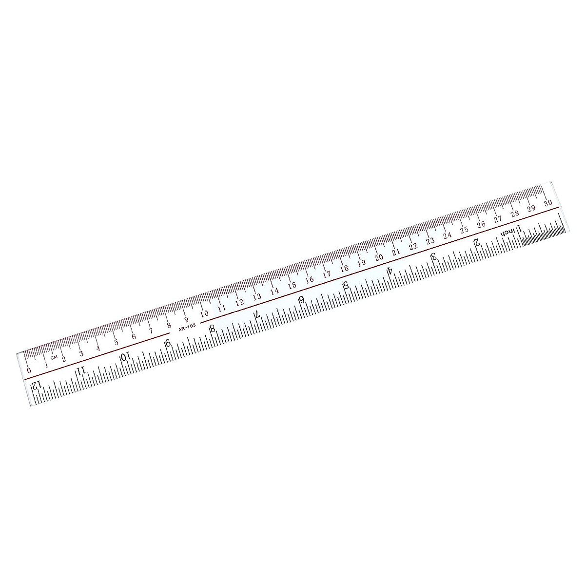 4 PCS Ruler 12 Inch, Ultra Clear Plastic Rulers, Transparent Acrylic Ruler with Inches and Centimeters, Professional 12 Inch Ruler for School, Sewing, Office, Rulers for Kids