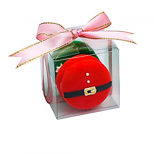 RomanticBaking 50 Pack Bulk 2x2x2 Inch Clear Gift Boxes Macaron Boxes Gift Boxes Small Chocolate Bomb Boxes Birthday Wedding Party Favor Boxes