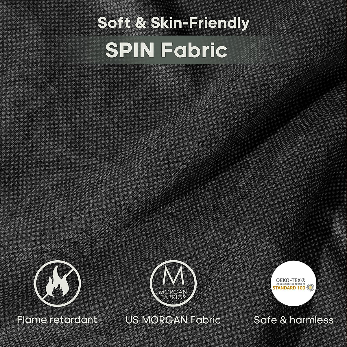 LLappuil Modular Sectional Sofa with Storage U Shaped Couch with Reversible Chaise Luxury Velvet Sofas for Living Room 4 Seats with 3 Ottomans Denim Black Grey