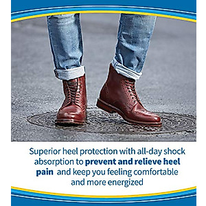 Dr. Scholl's Massaging Gel HEEL CUPS (One Size)// Absorb Shock All Day & Relieve Heel Pain