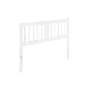 AFI Tahoe Queen Headboard with USB Turbo Charger in White