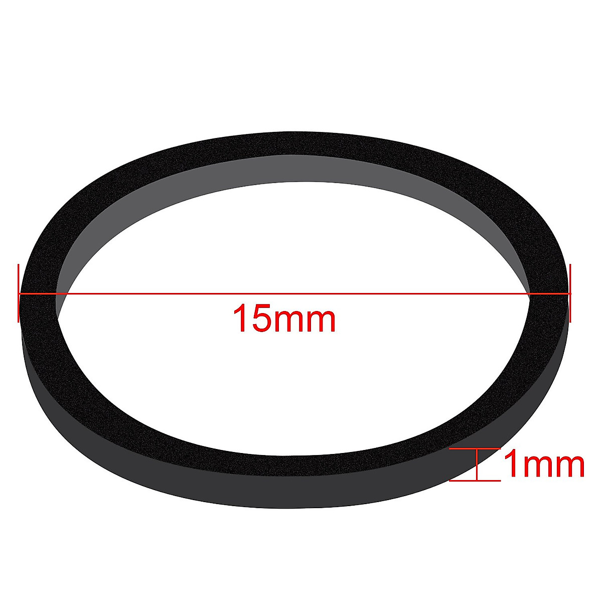 Hicarer 1000 Mini Rubber Bands Soft Elastic Bands for Kid Hair Braids Hair (Black）