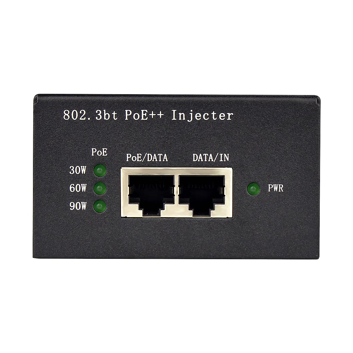 CENTROPOWER High Power Gigabit PoE Injector 90W，Ethernet Switch PoE+ Injector Adapter，10/100/1000Mbps，IEEE 802.3af/at/bt Compliant, Up to 100M(328 feet)