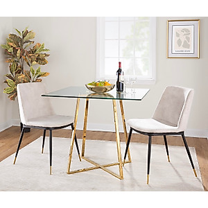 Cosmo Square Dining Table, Dining Height Table, Square Dinette Table, Small Dining Table for 4, Kitchen Table
