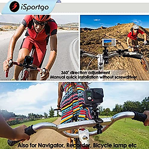 iSportgo Bike Bracket Bicycle Mount Holder for Outdoor Portable Bluetooth Speakers/GoPro Hero/Cameras