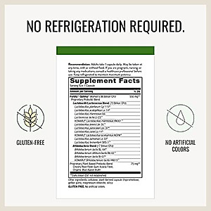 Nature’s Way Fortify Optima Women’s Daily Probiotic, 90 Billion, 15 Strains, Prebiotic, 30 Capsules