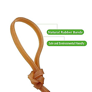 240 Pack Large Rubber Bands, Esee Heavy Duty Trash Can Band, Strong Elastic Bands for Office Supply, Garbage Cans, File Folders, Size 8 Inches